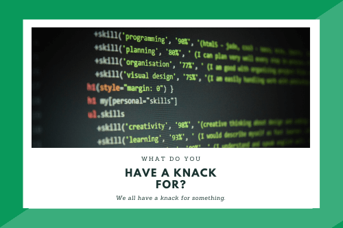 Have a knack for の意味 | 使い方 | ArtisanEnglish.jp | 英会話