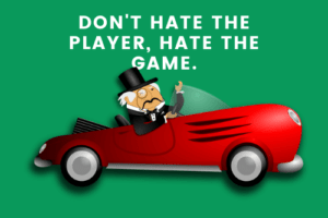 Don't hate the player, hate the game の意味 | ArtisanEnglish.jp