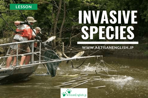 Lesson: Invasive Species - ArtisanEnglish.jp | ネイティブの英語